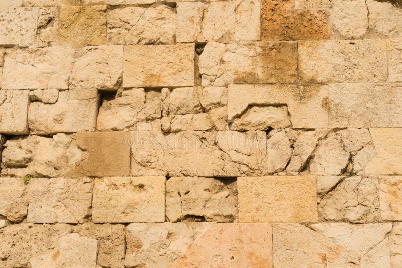 Textured Wall in the Ruins of the Acropolis Stock Photo - Image of ...