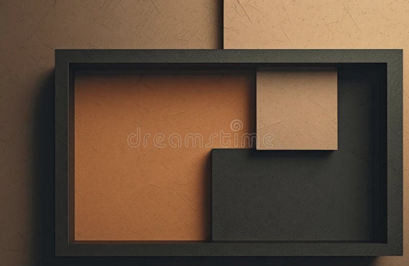 A Textured Wall of Square Blocks in Different Retro Colors Stock ...
