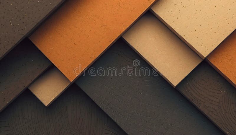 A Textured Wall of Square Blocks in Different Retro Colors Stock ...