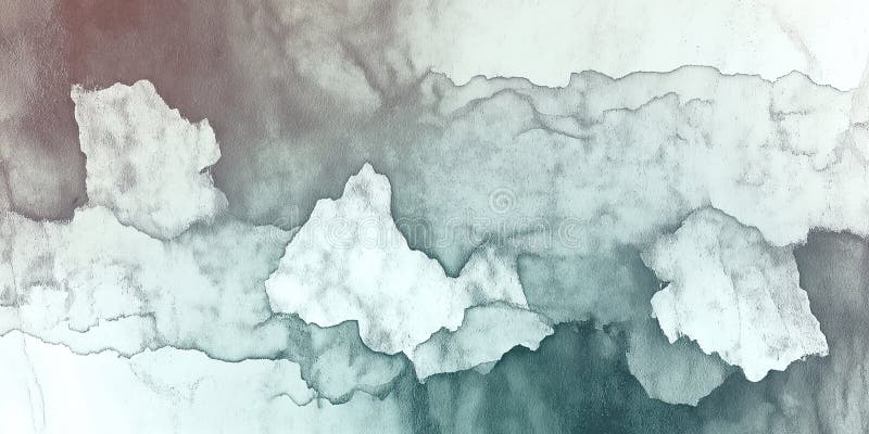 Textured Watercolor Artwork with Silver Ink on White Paper for Creative ...