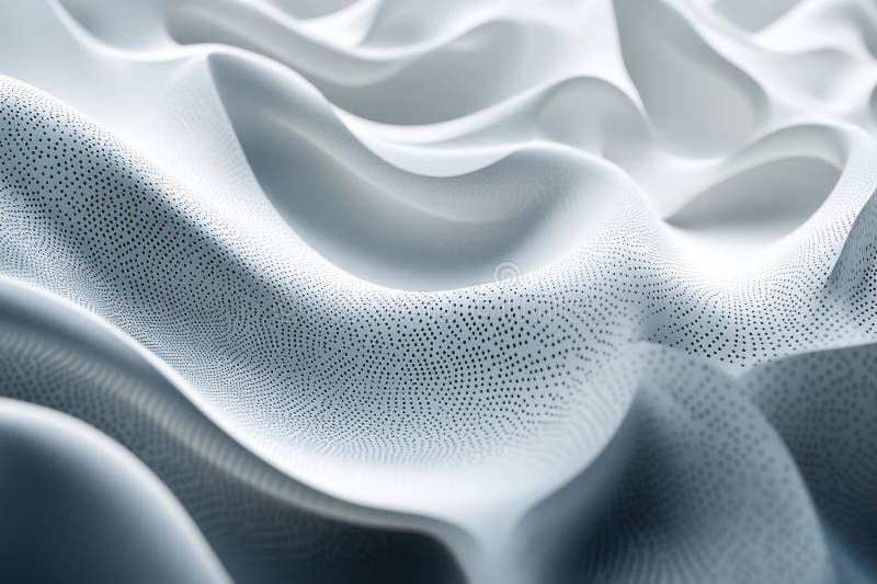 Textured Wave Patterns Create a Mesmerizing Visual Effect in Abstract ...