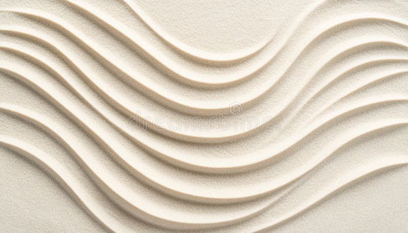 Textured Waves on a Light Background with Subtle Shadows in a ...