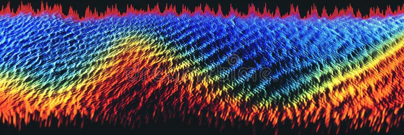 Textured Waves in a Rainbow of Colors with a Three-dimensional Effect ...