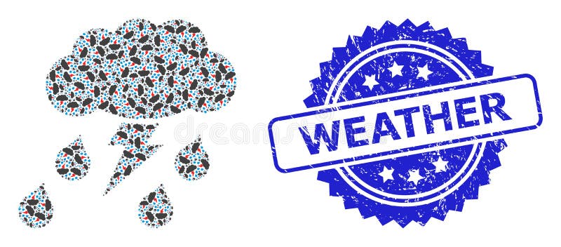 Thunderstorm Collage Stock Illustrations – 1,927 Thunderstorm Collage ...