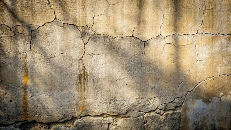 Textured Weathered Wall with Light and Shadow Patterns. Generative AI ...