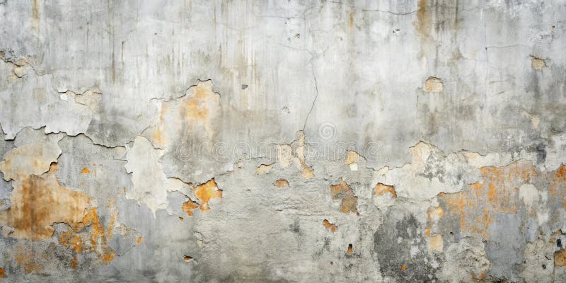Textured Weathered Wall Surface Showing Aged Plaster with Flaking Paint ...
