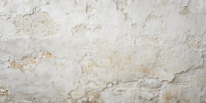 Textured Weathered White Wall Surface with Flaking Paint. Generative AI ...