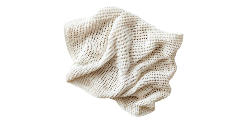 Textured White Fabric Cloth Isolated on Transparent Background Stock ...