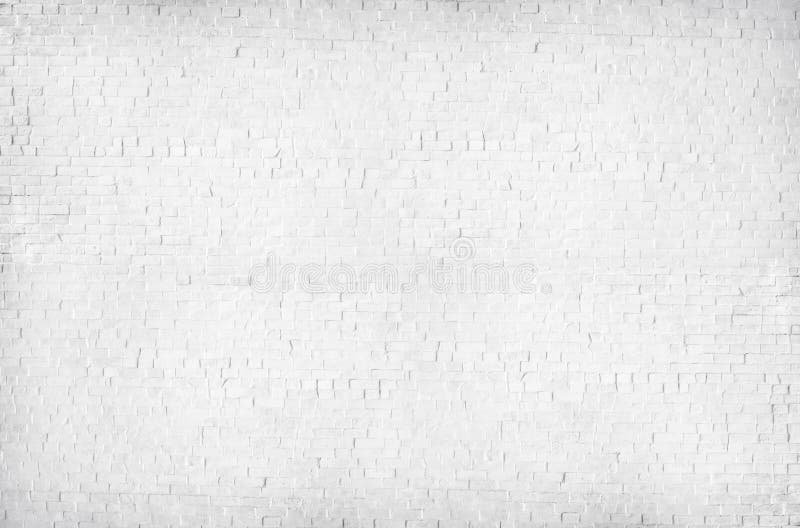 Textured White Painted Brick Wall Stock Photo - Image of space ...