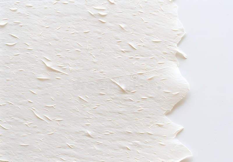 Textured White Paper Background with Ripped Edge Stock Illustration ...