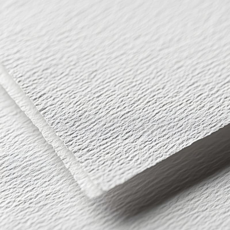 Textured White Paper Layers Close Up Stock Illustration - Illustration ...