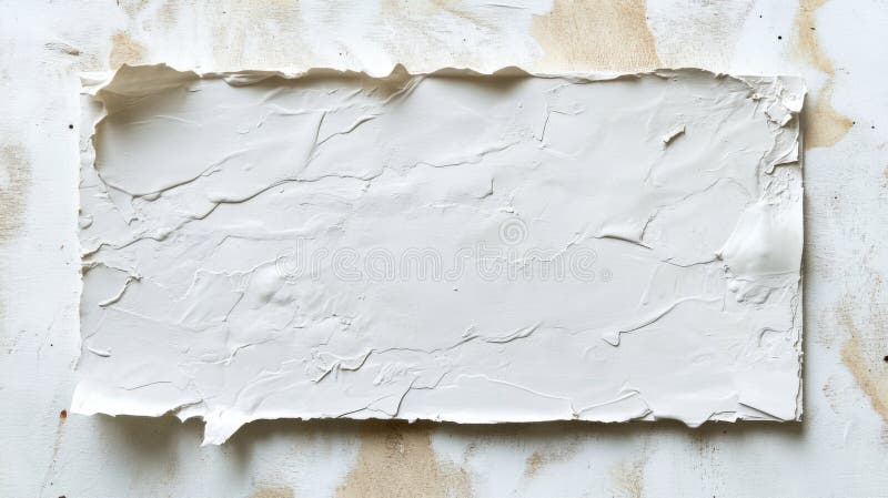 Textured White Plaster Sample. AI Generated Stock Illustration ...