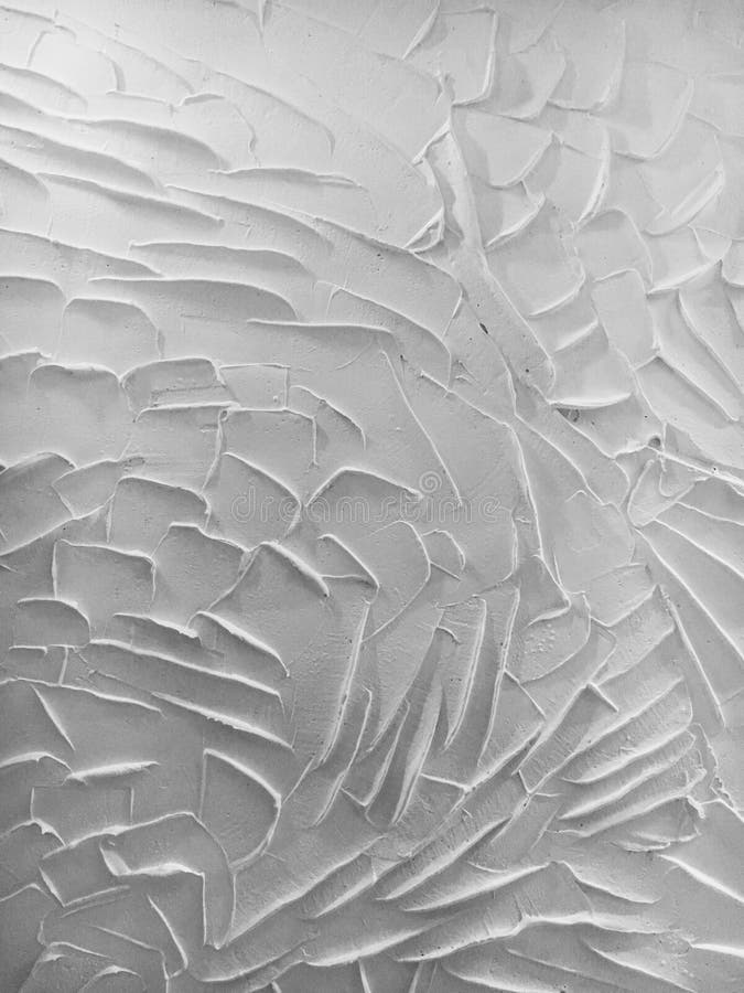 Textured White Plaster Wall with Abstract Patterns, Close-up, Artistic ...