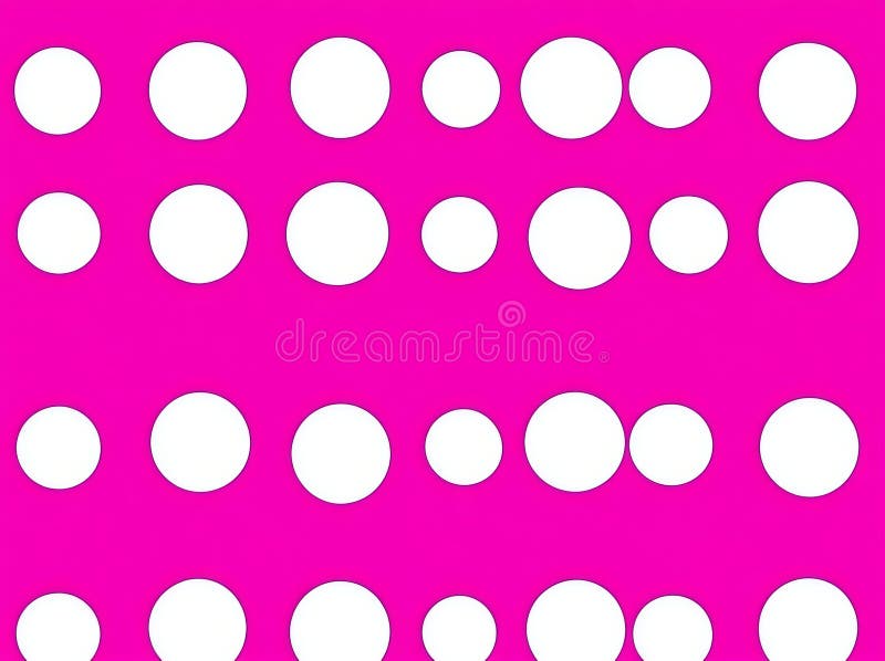 Textured White Polka Dots Placed on a Pink Backdrop Stock Image - Image ...