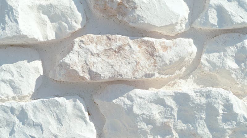Textured White Rough Stone Wall for Architectural Design and Background ...