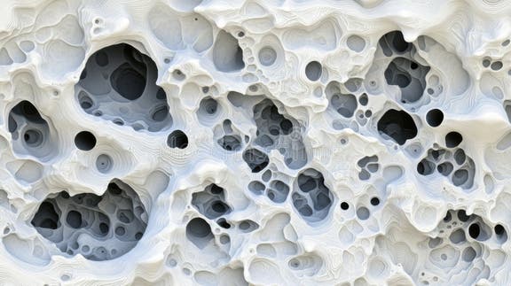 A Textured White Surface with Black Circular Shapes. Stock Image ...