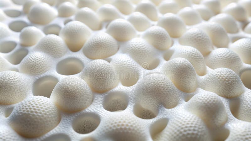 Textured White Surface with a Multitude of Small, Uniformly Sized ...