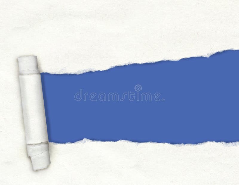 White Torn Paper Isolated on a Black Background Stock Image - Image of ...