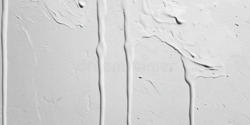 Textured White Wall with Grey Paint Drips and Detailed Grunge Surface ...