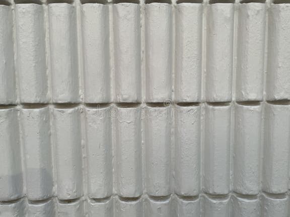 Textured White Wall with Pattern of Rectangular Shapes, Creating Modern ...