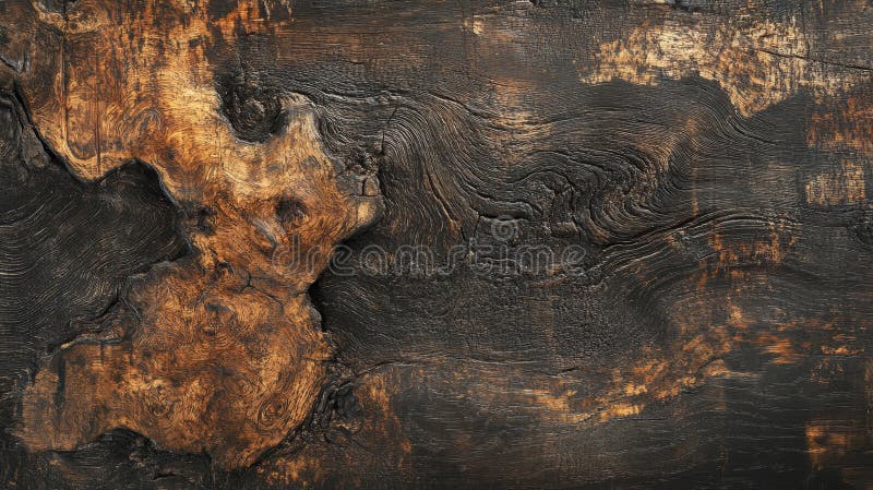 Textured Wooden Surface with Burnt Patterns, Rustic Design Element ...