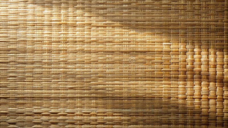 Textured Woven Mat Background with Light and Shadow. Generative AI ...