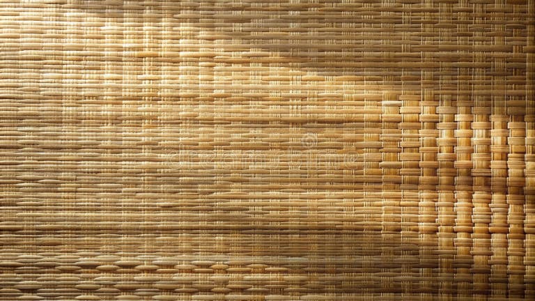 Textured Woven Mat Background with Light and Shadow. Generative AI ...