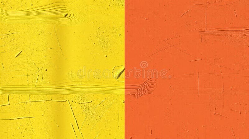 Textured Yellow and Orange Split Background, Abstract Vibrant Surface ...