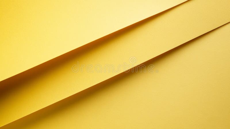 Textured Yellow Paper Layers Creating an Abstract Background in a Warm ...