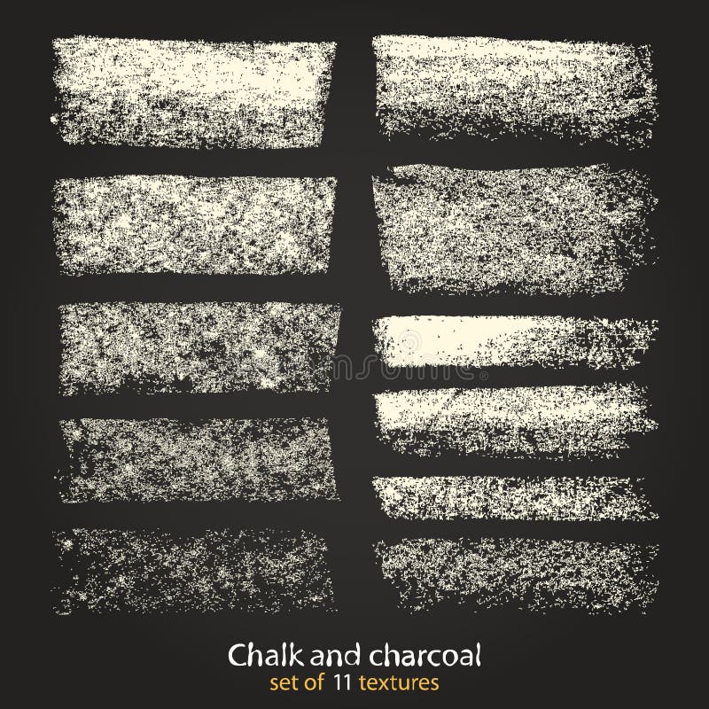 Textures of Chalk and Coal. Vector Brush Strokes. Vintage Vector Brush ... Textures of Chalk and Coal. Vector Brush Strokes. Vintage Vector Brush ...