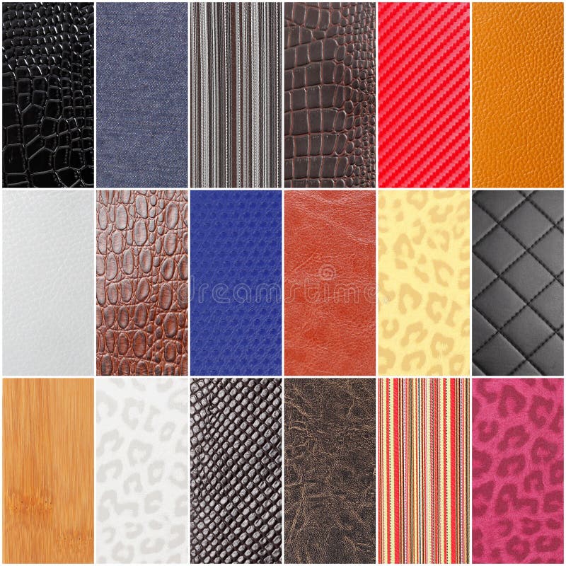 Collage: leather stock image. Image of abstract, anaconda - 18589979