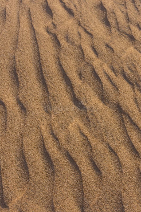 Textures in Desert Sand in Brown Color Stock Photo - Image of ...