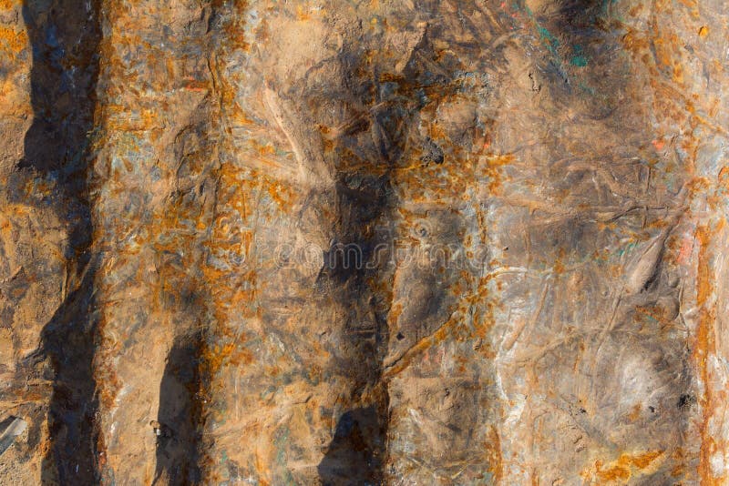 Textures of Discarded Metal Stock Photo - Image of abstract, weathered ...