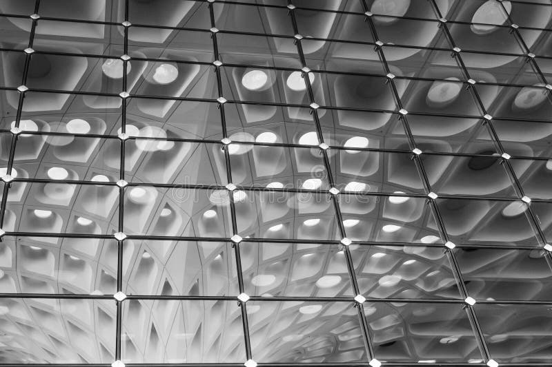 Texture of the Facade Buildings. Geometric Texture, Modern Architecture ...