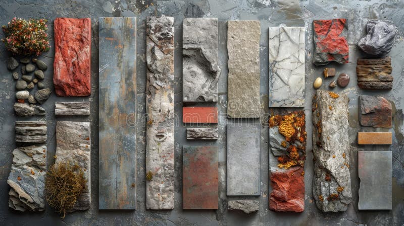 Textures Made of Natural Multicolored Stones. Multicolored Stone Blocks ...