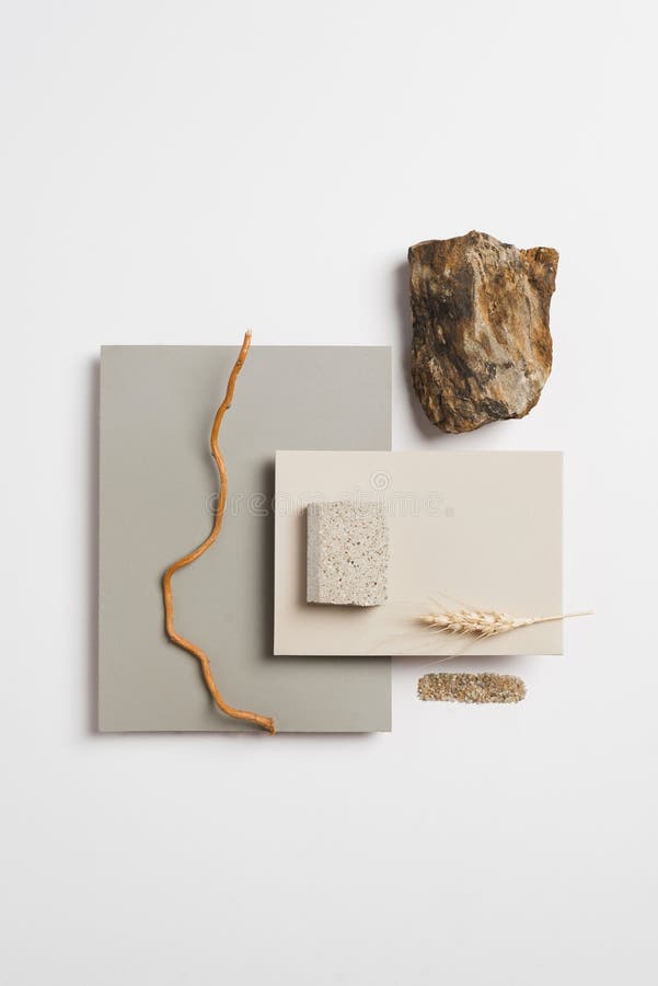 Textures Mood Board. Material Samples Interior Design. Moodboard for ...