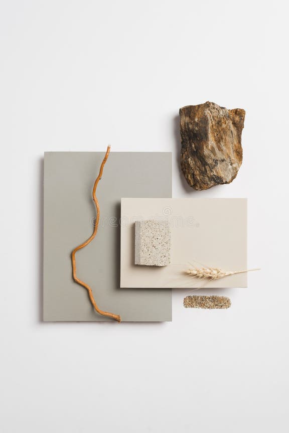 Textures Mood Board. Material Samples Interior Design. Moodboard for ...