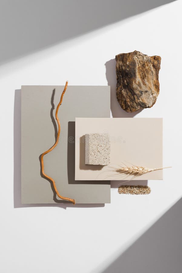 Textures Mood Board. Material Samples Interior Design. Moodboard for ...