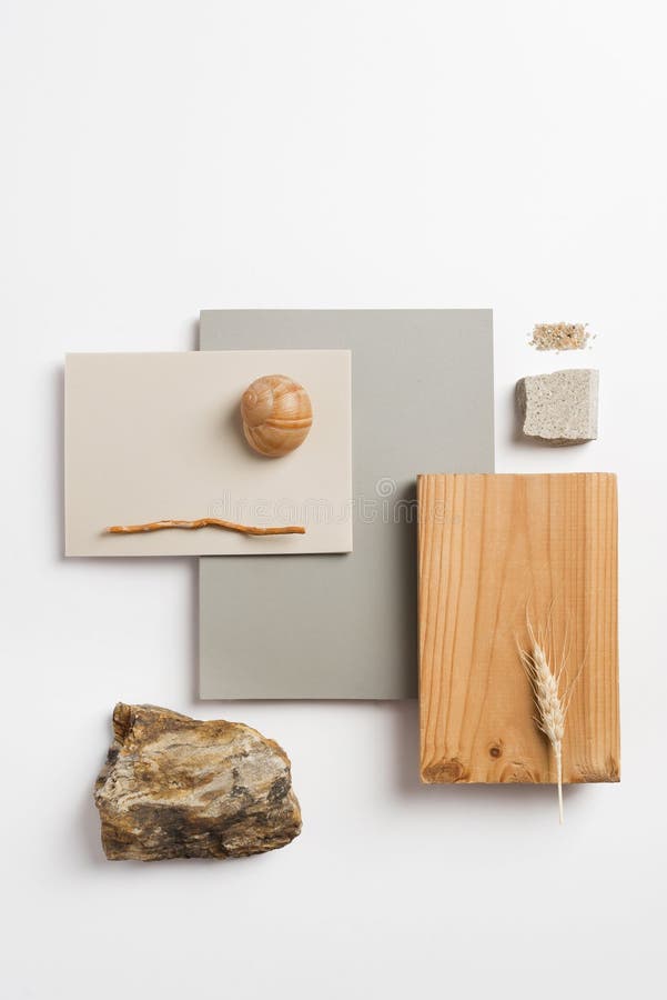 Textures Mood Board. Material Samples Interior Design. Moodboard for ...