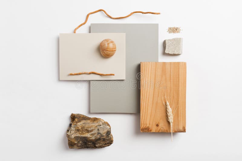 Textures Mood Board. Material Samples Interior Design. Moodboard for ...