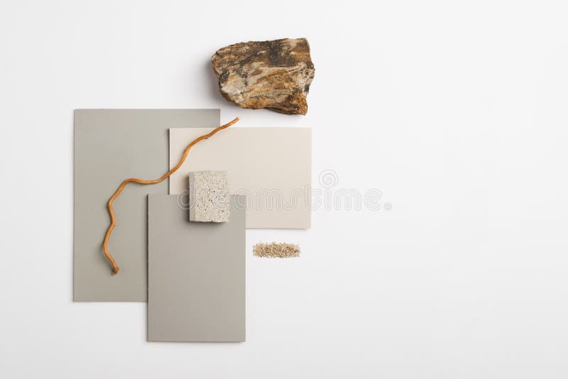 Textures Mood Board. Material Samples Interior Design. Moodboard for ...