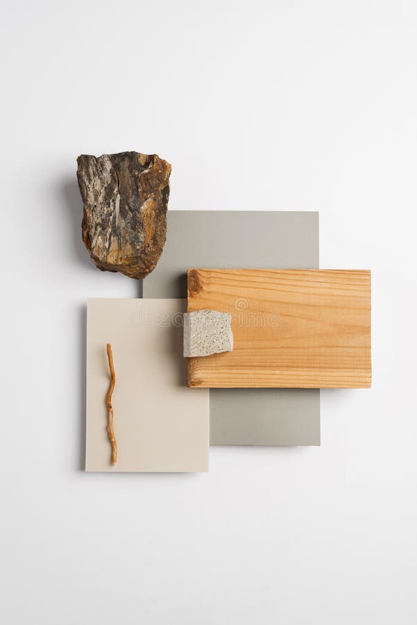 Textures Mood Board. Material Samples Interior Design. Moodboard for ...
