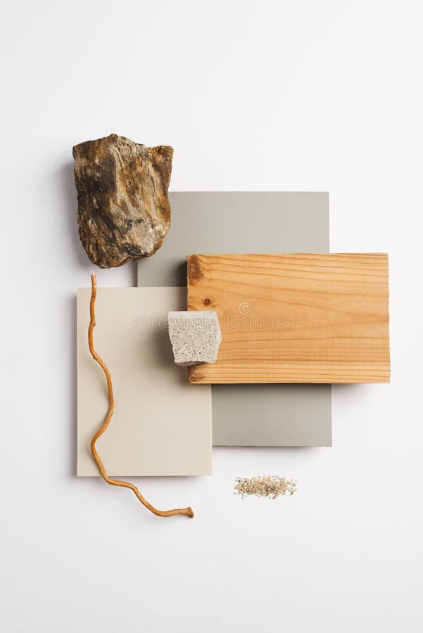 Textures Mood Board. Material Samples Interior Design. Moodboard for ...
