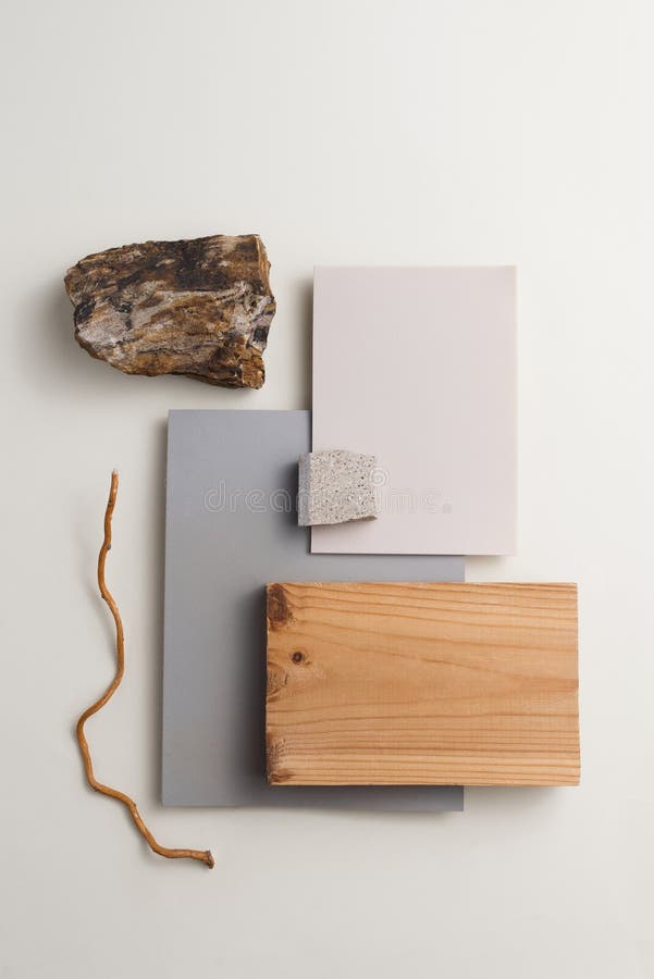 Textures Mood Board. Material Samples Interior Design. Moodboard for ...