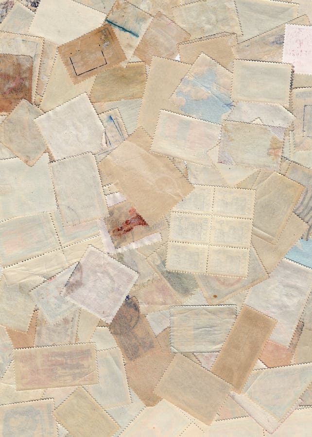 Textures Old Grunge Postage Stamps Back Side Stock Image - Image of ...