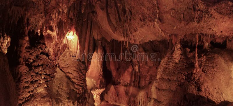 Textures and Patterns Inside a Grotto Stock Photo - Image of caving ...