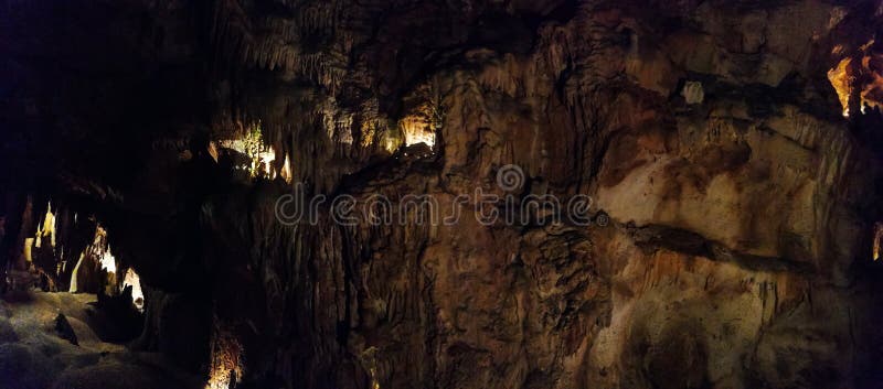Textures and Patterns Inside a Grotto Stock Photo - Image of rocky ...