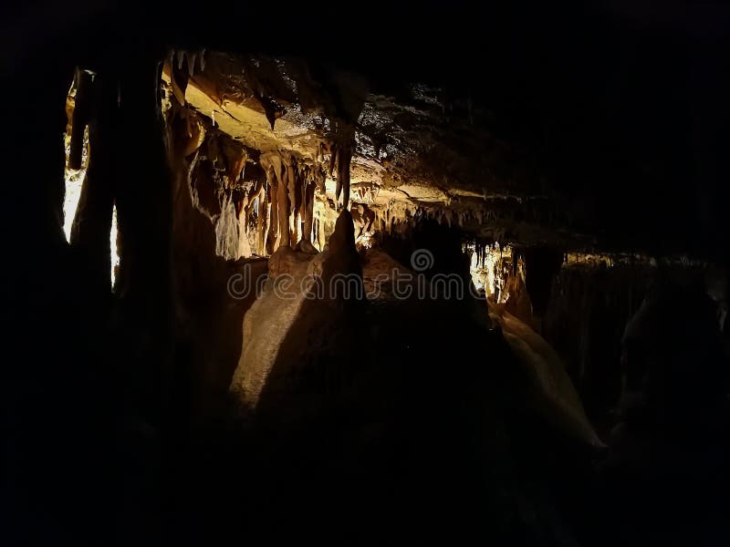 Textures and Patterns Inside a Grotto Stock Photo - Image of natural ...