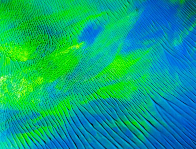 Wavy Color Pattern with Blue and Green Stock Illustration ...