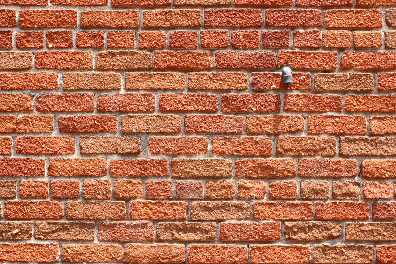 Textures Red Brick and Mortar Wall Stock Image - Image of textured ...